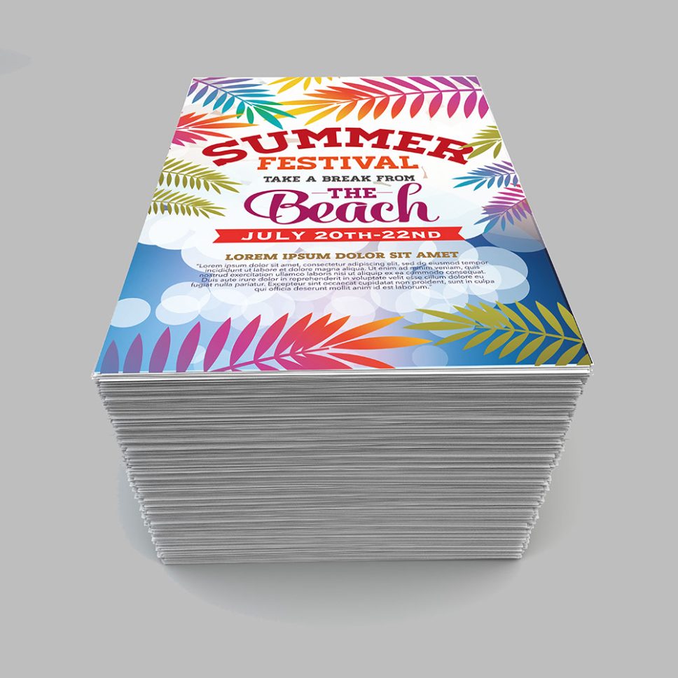 Flyers and posters – Asher Design and Print